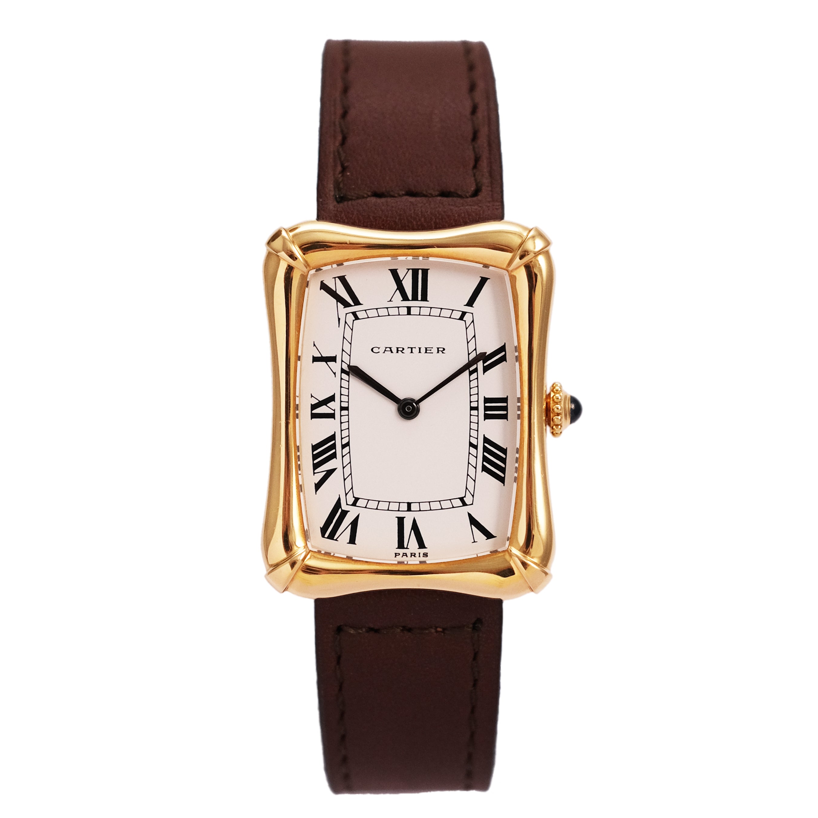 Cartier Bamboo Coussin - Yellow gold - Ref 78102 – Mr Watchley