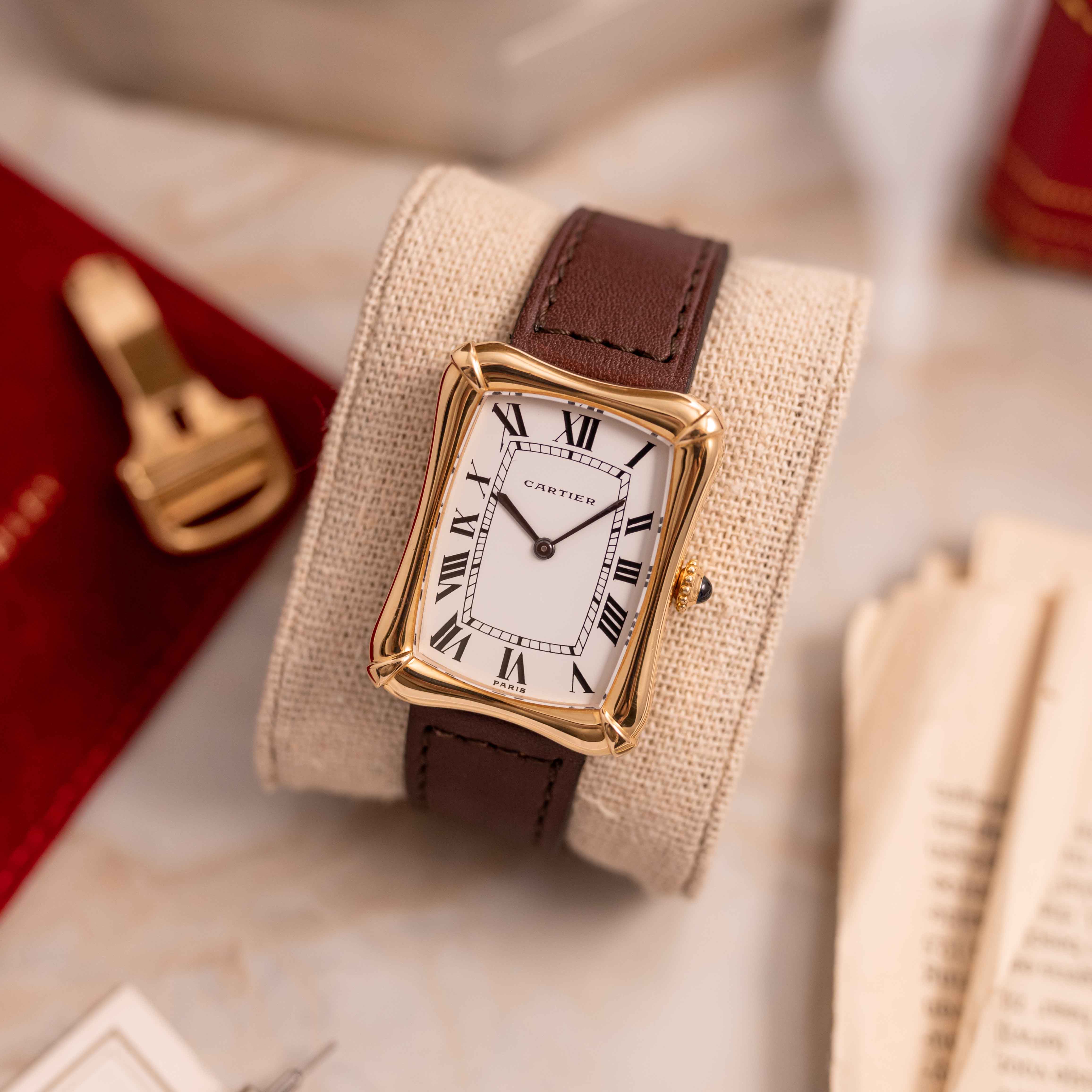 Cartier Bamboo Coussin - Yellow gold - Ref 78102 – Mr Watchley