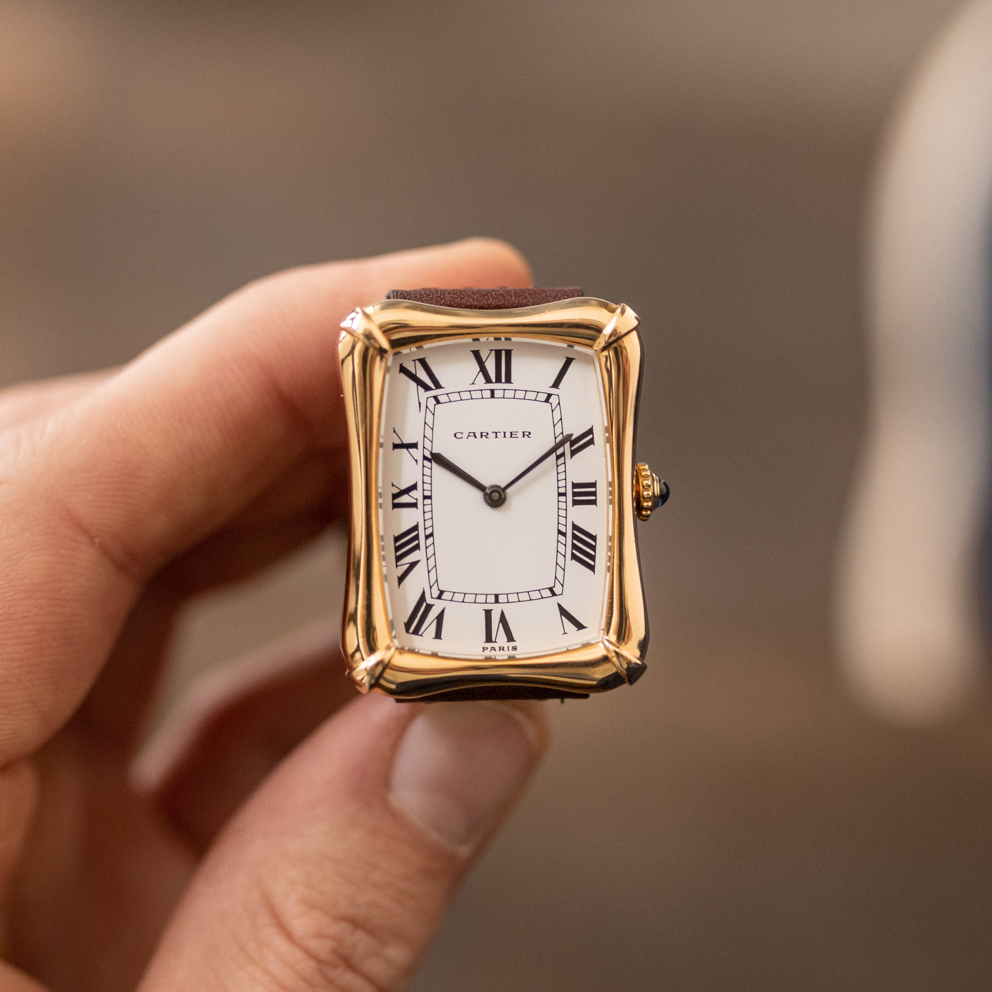 Cartier Bamboo Coussin - Yellow gold - Ref 78102 – Mr Watchley