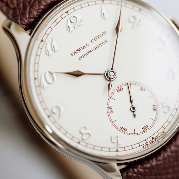 Pascal Coyon Series 2 - Unique piece - Enamel dial with Breguet numera ...