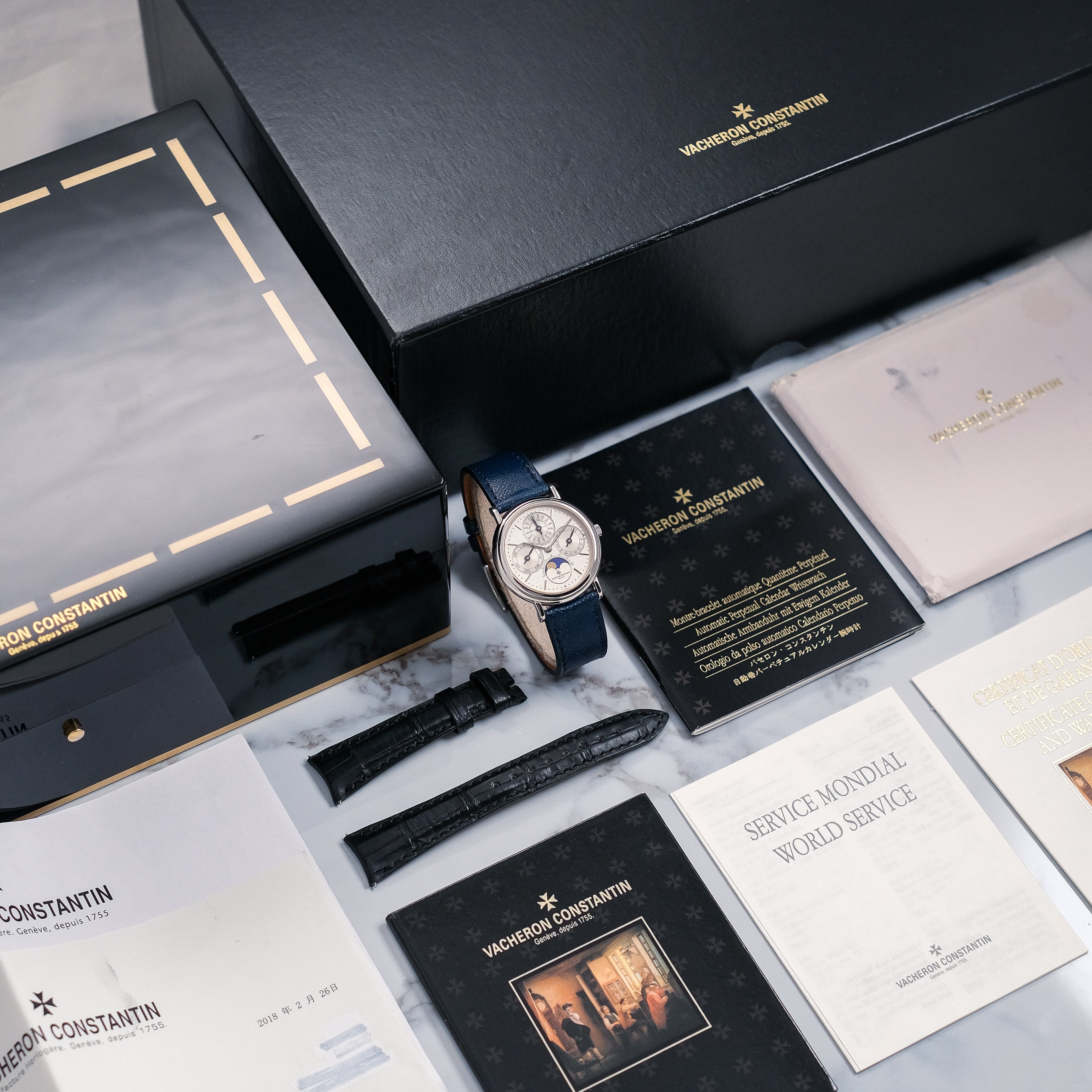 Vacheron Constantin Patrimony Perpetual Calendar - Ref. 43031 - Platin ...