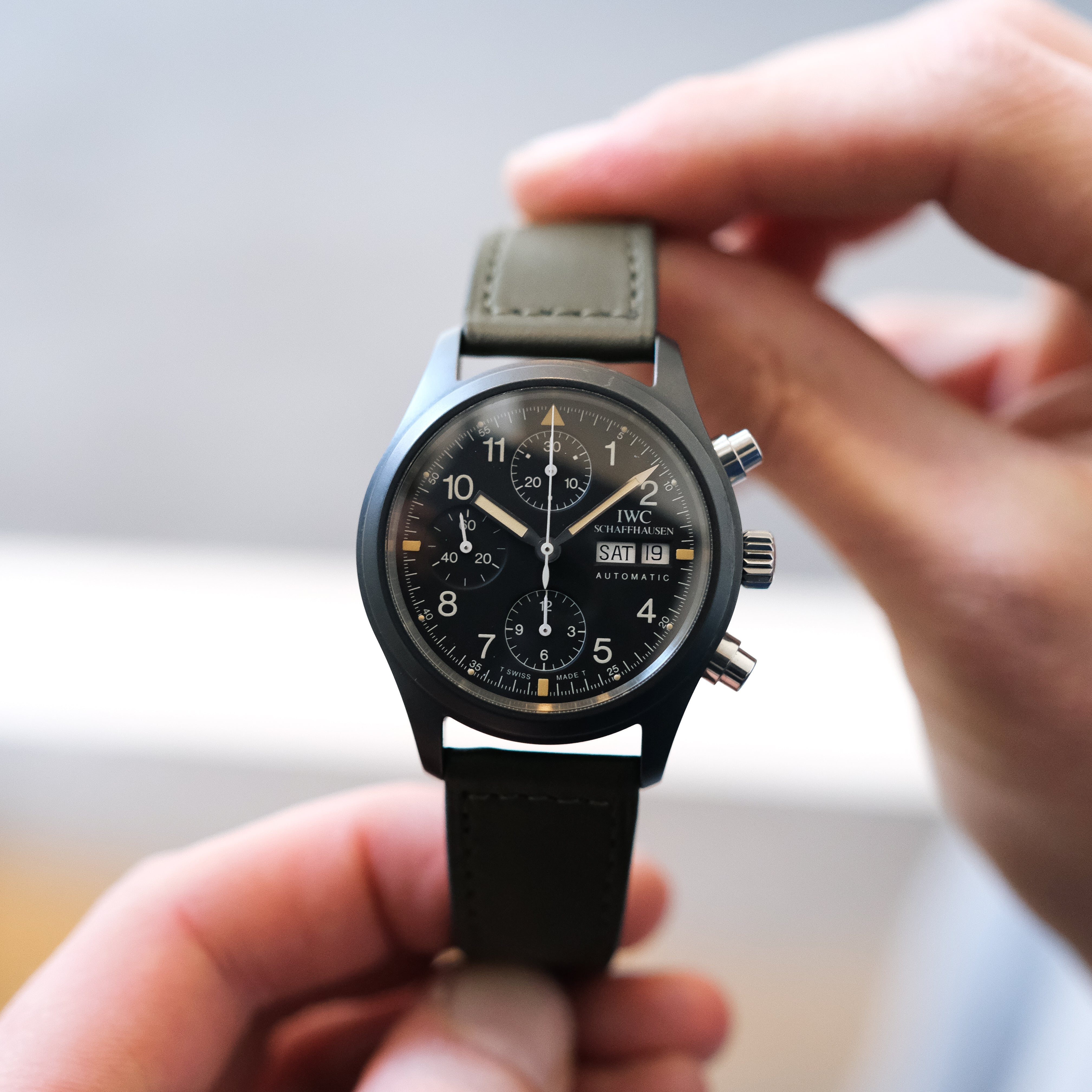 IWC Ceramic Fliegerchronograph Ref. 3705 - Full set – Mr Watchley