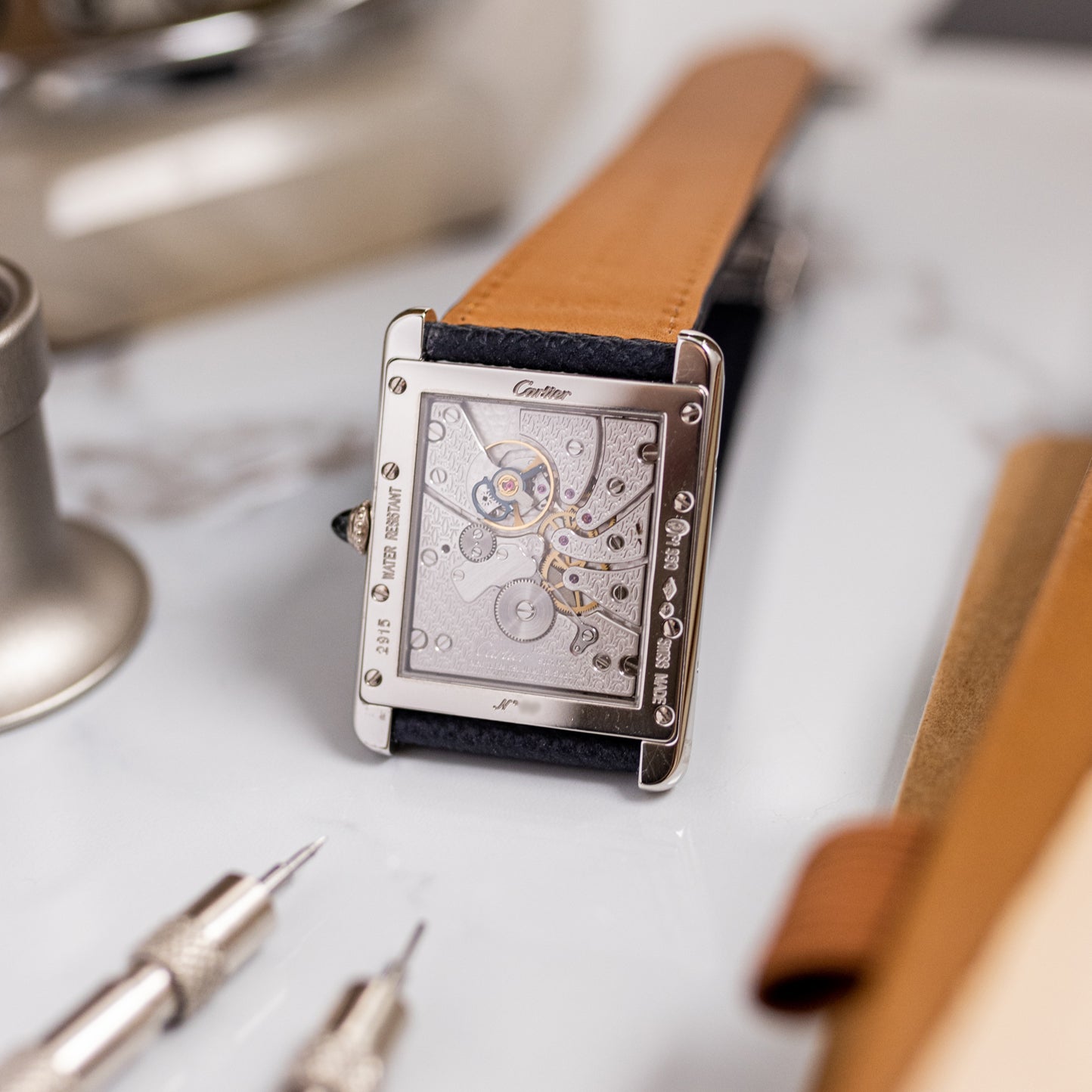 Cartier Tank XL - Ref. 2915 - Platinum - Collection Privée Cartier Par ...