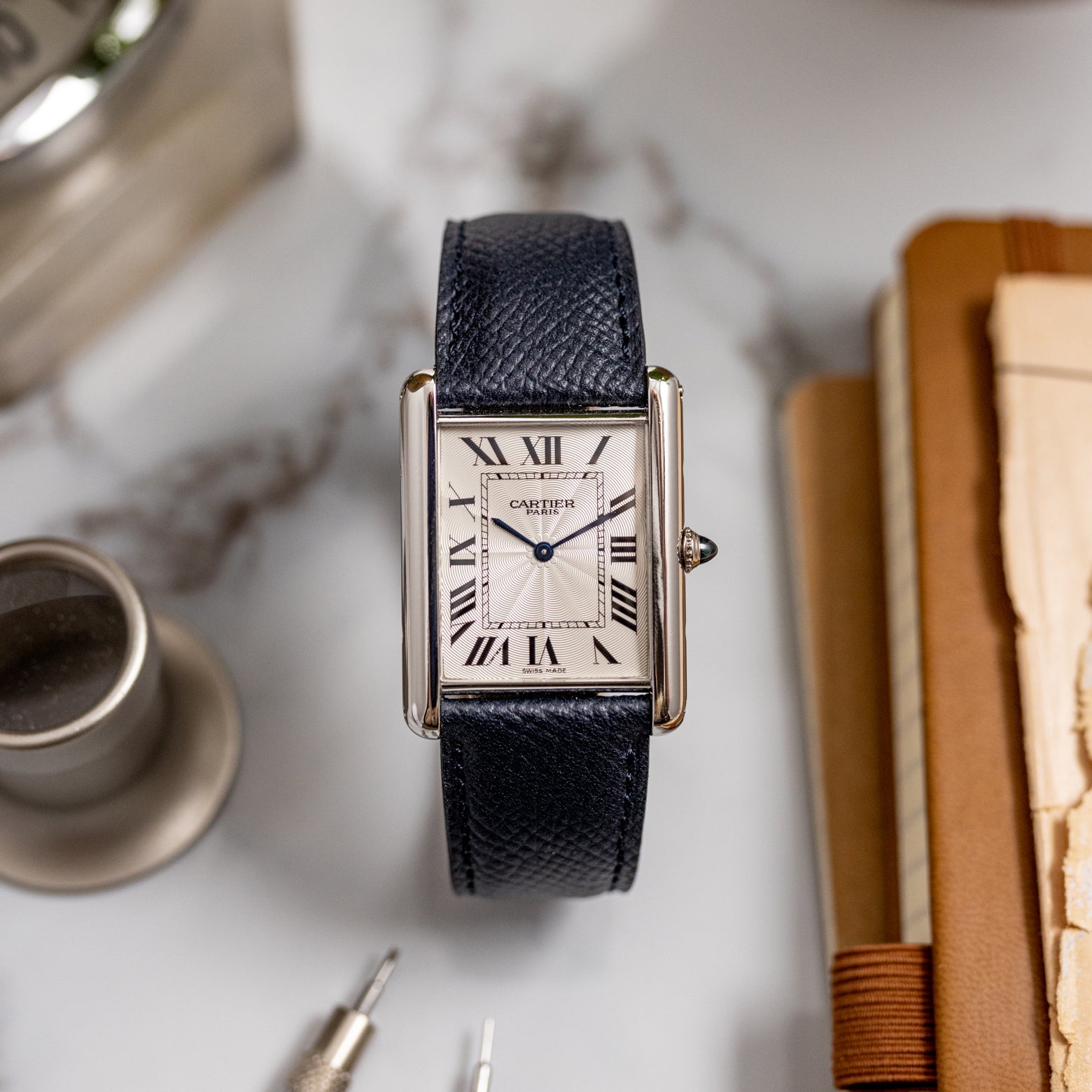 Cartier Tank XL - Ref. 2915 - Platinum - Collection Privée Cartier Par ...