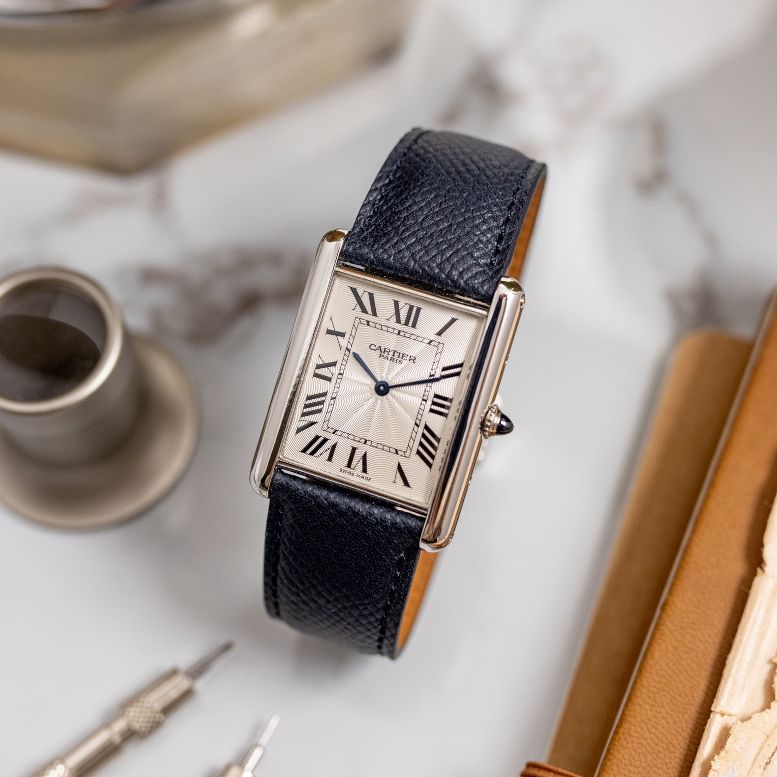 Cartier Tank XL - Ref. 2915 - Platinum - Collection Privée Cartier Par ...