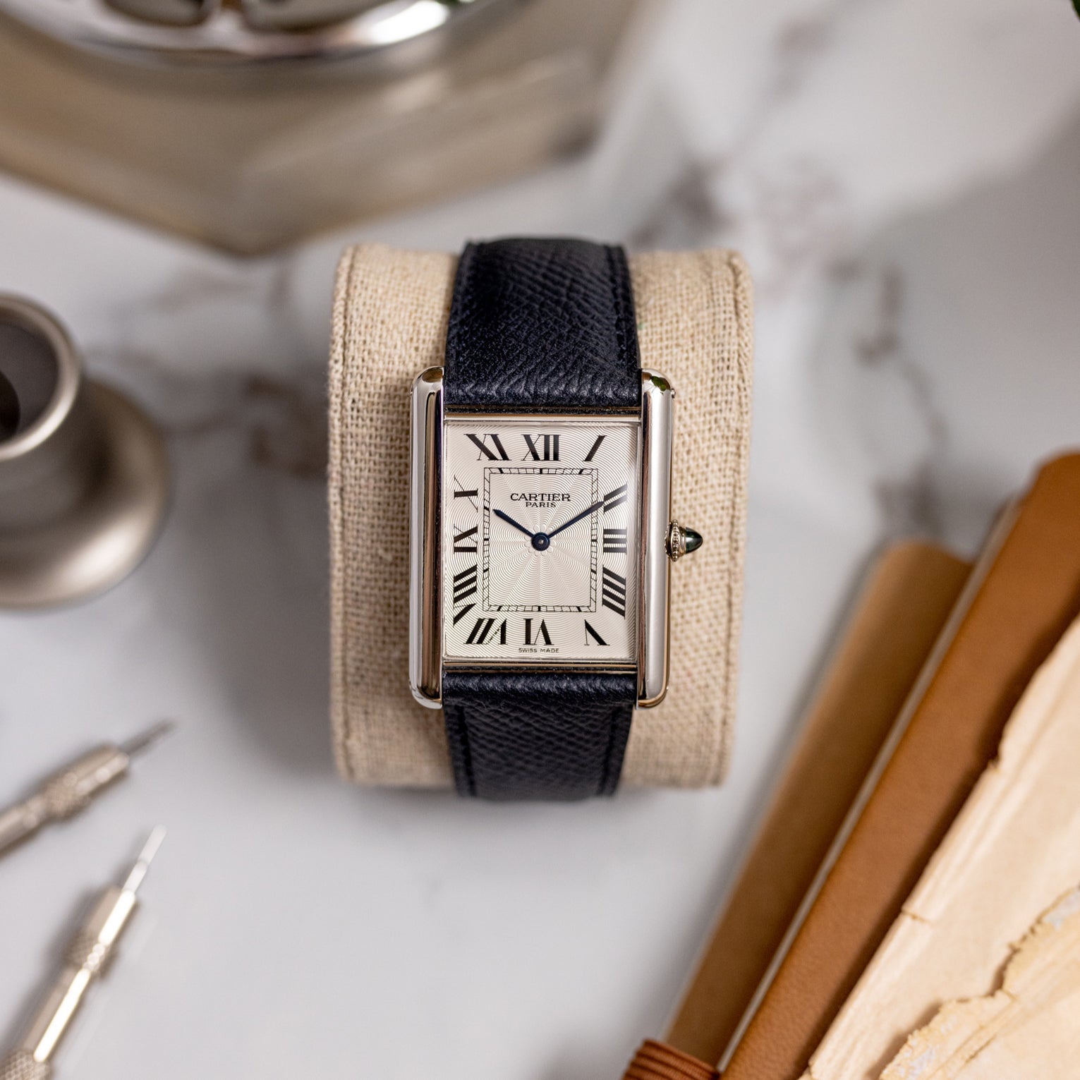 Cartier Tank XL - Ref. 2915 - Platinum - Collection Privée Cartier Par ...