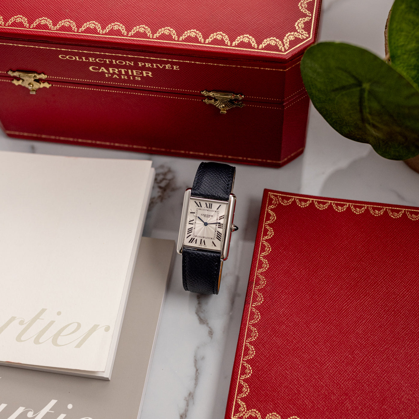 Cartier Tank XL - Ref. 2915 - Platinum - Collection Privée Cartier Par ...