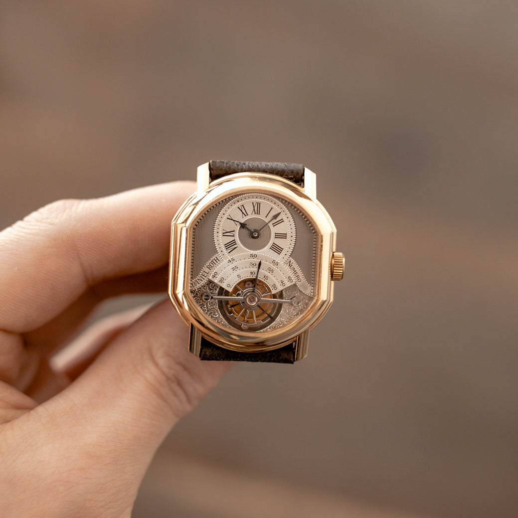 Daniel Roth Tourbillon C187 - Uniquely engraved "Volutes en taille dou ...